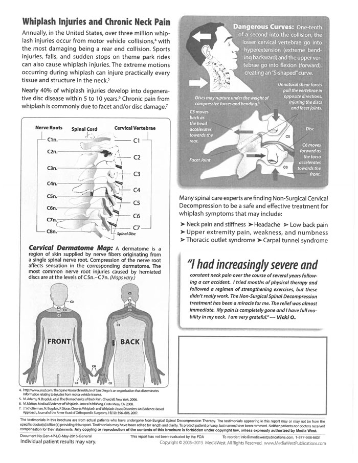 Spinal Decompression Brochure - Spine and Rehabilitation Center of ...